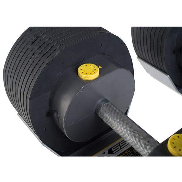 MX55 Rapid Change Dumbbell System with Stand Adjustable Weight Set ...
