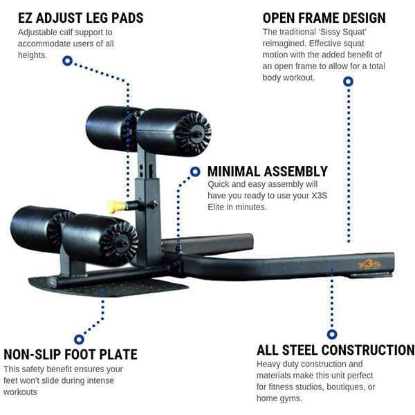 The Abs Bench X3S Abdominal Back Trainer – The Home Fitness Corp